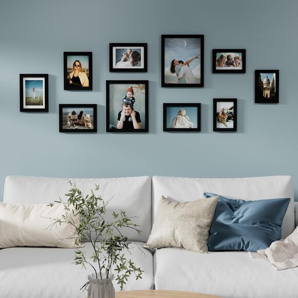 Accents | 1 Pack Black Picture Frame Set Gallery Frame Wall Collage Set ...
